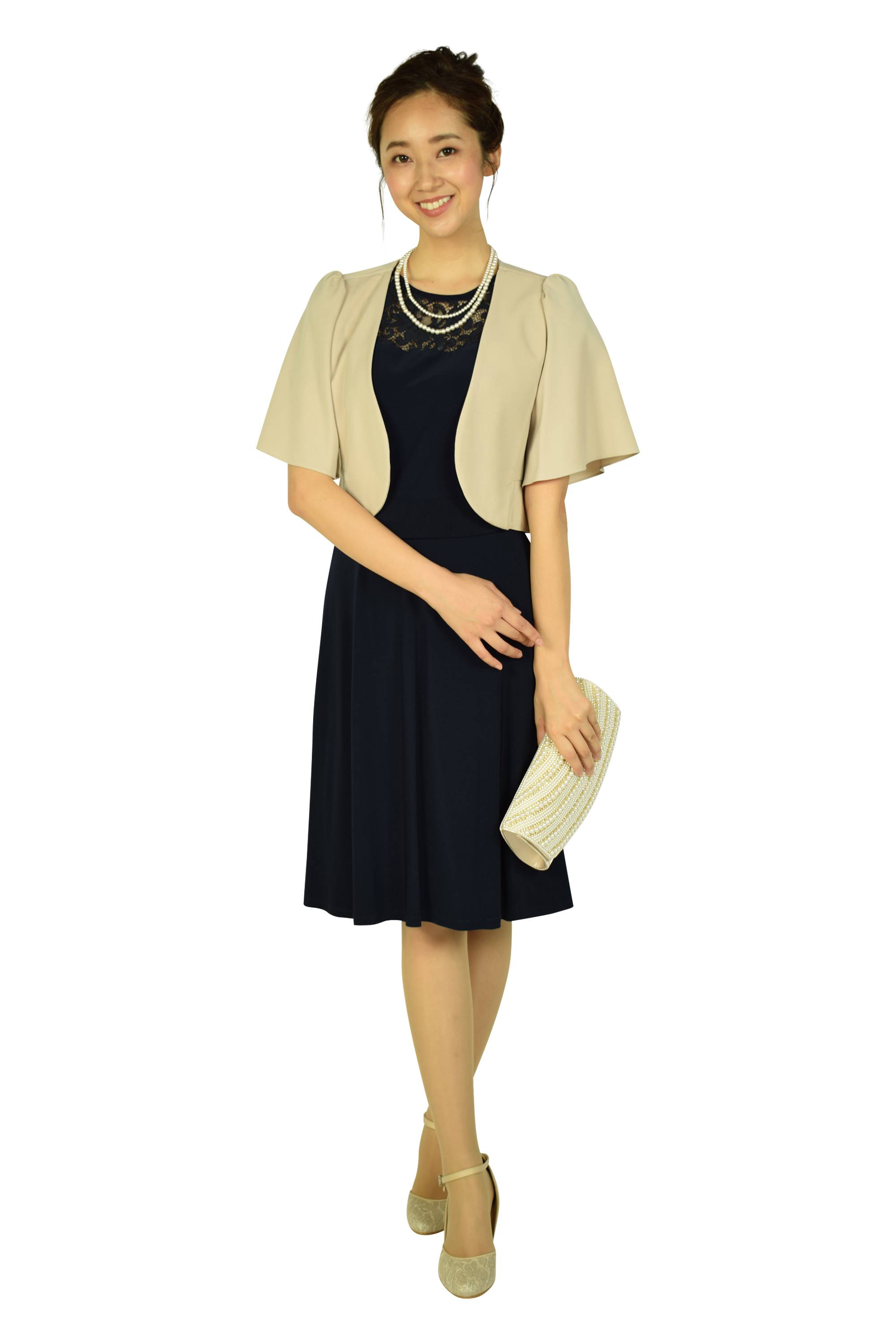 Han-nari ボリュームパールビジュシャンパンバッグ をレンタル - 結婚式パーティーのドレスレンタルはおしゃれコンシャス