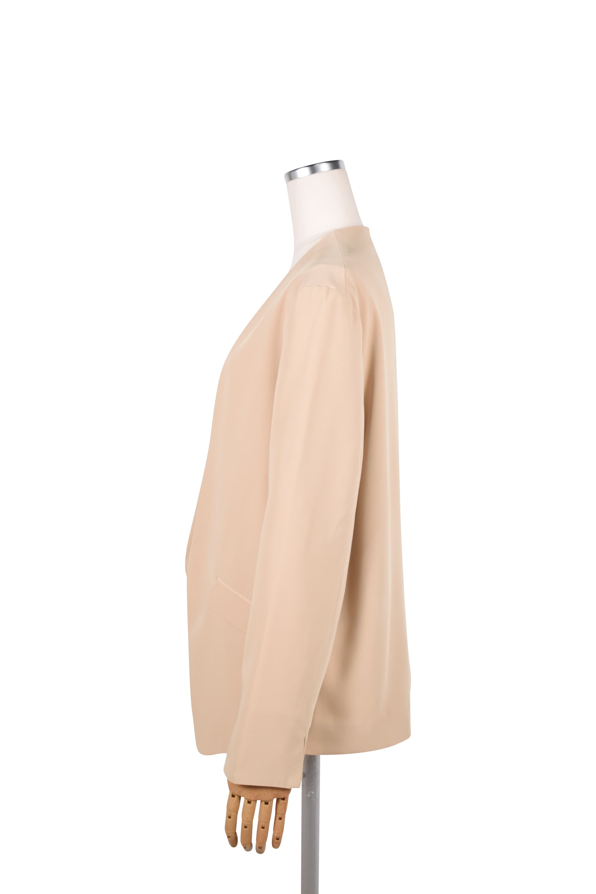 Dorry Doll シンプルノーカラーベージュジャケット (M) をレンタル - 結婚式パーティーのドレスレンタルはおしゃれコンシャス